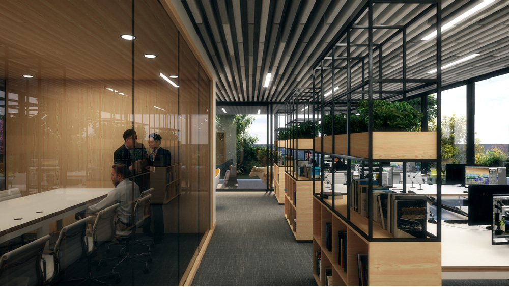 Les Apidés - Achères (78) | VASCONCELOS Architecte bureaux